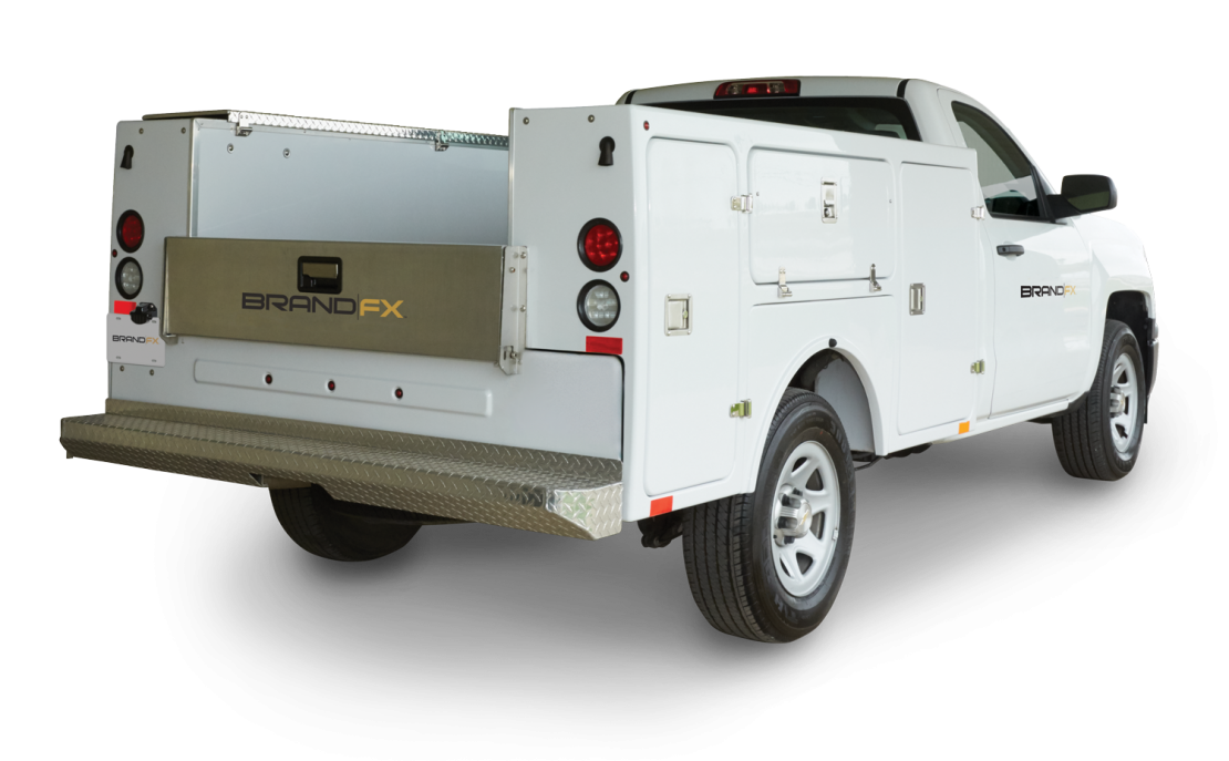 UltimateFX BrandFX A;ll-Composite Service Truck Body Fiberglass 56LS ...